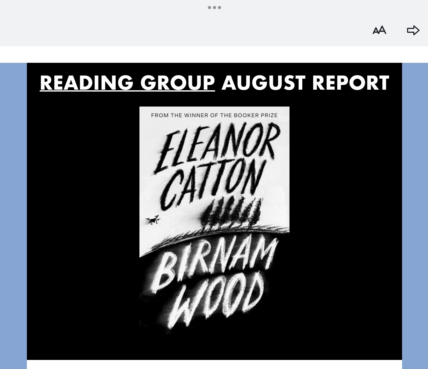 Birnam Wood by Eleanor Catton – Travellin' Penguin